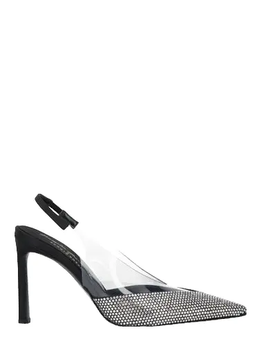 EVANGELIE SMYRNIOTAKI X SERGIO ROSSI Slingback Pumps - Silver