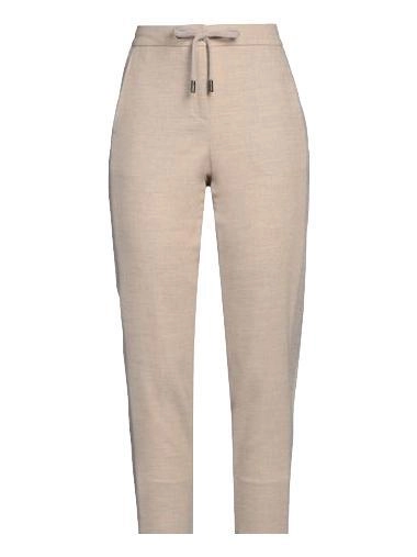 Peserico Tapered Flannel Pants - Beige