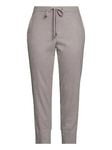 Peserico Tapered Flannel Wool Blend Drawstring Waist Pants - Sand