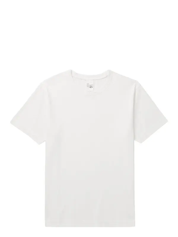 Nudie Jeans Uno Everyday Cotton-jersey T-shirt - White