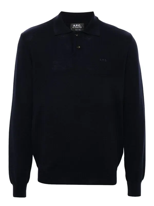 A.p.c. Jacob Polo Shirt - Blue