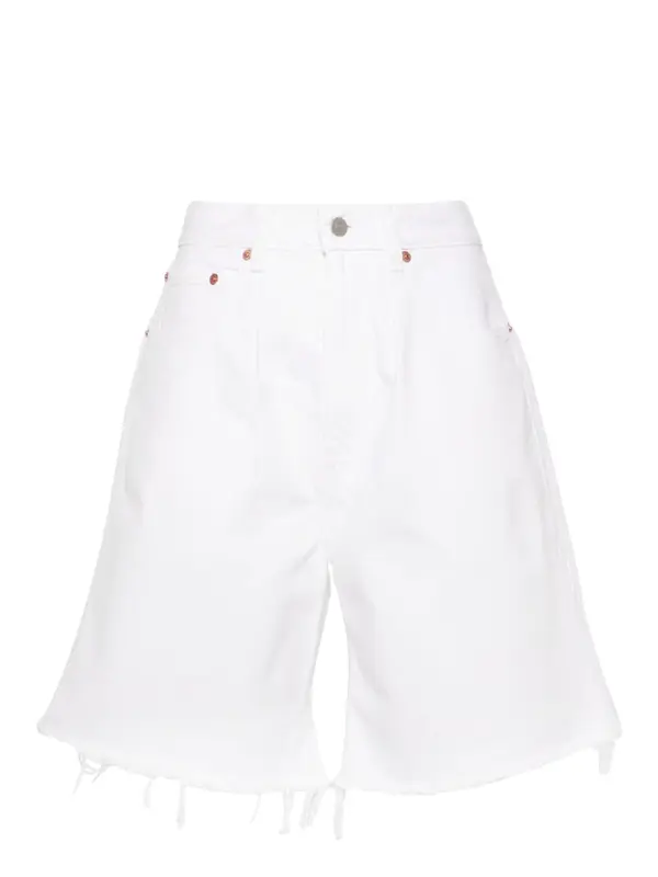 Denimist Brooke Cotton Shorts - White