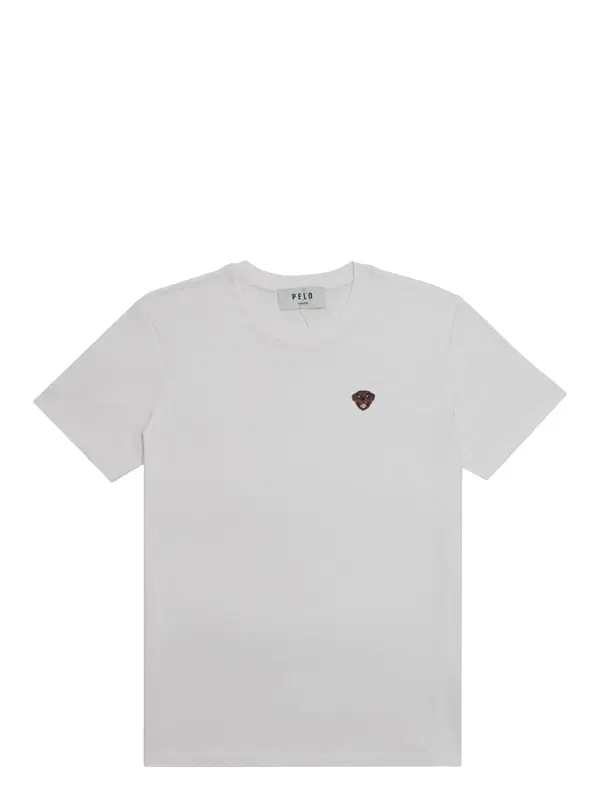 PELO FOUNDATION Dog-appliqué T-shirt - White