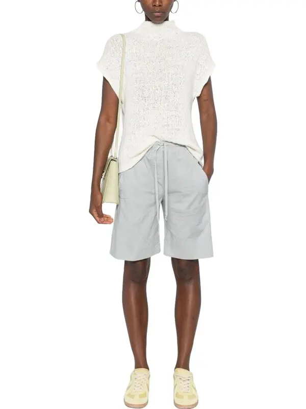 Kristensen Du Nord Cotton Blend Shorts - Grey