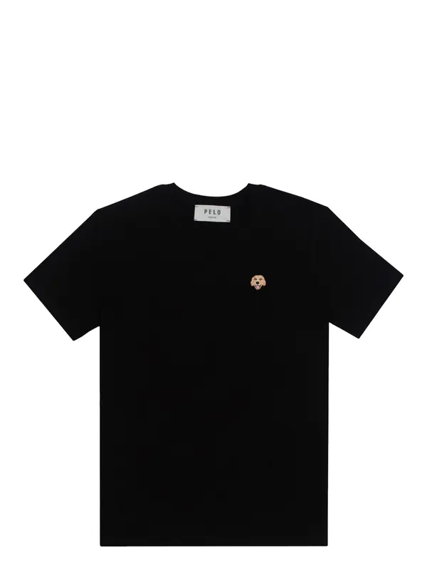 PELO FOUNDATION Labrador Patch T-shirt - Black