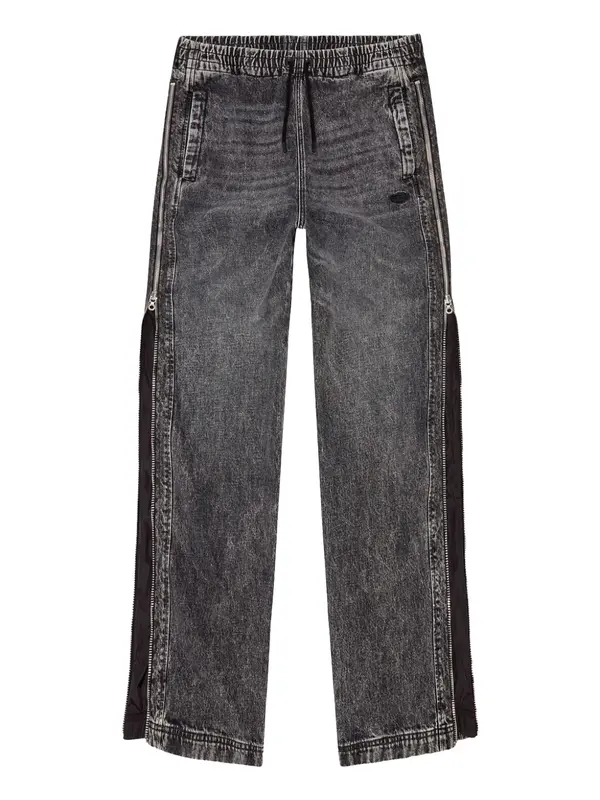 DIESEL® D-martian Wide Leg Jeans - Grey