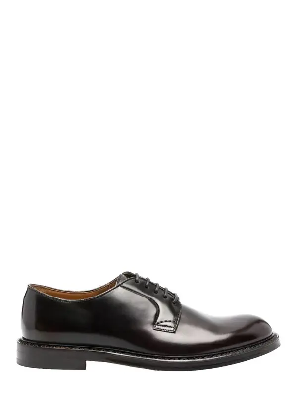 DOUCAL'S Leather Derby Shoes - Brown
