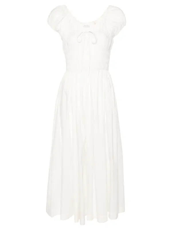 DÔEN Quinn Midi Dress - White