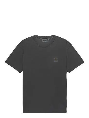 Carhartt Work In Progress Short Sleeve Nelson T-shirt - Charcoal Garment Dyed
