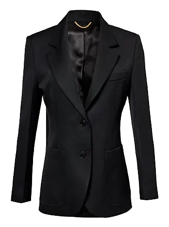 Victoria Beckham Single-breasted Woven-blend Blazer - Black