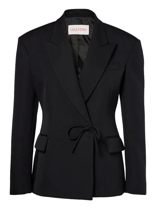 Valentino Garavani Virgin Wool Blazer - Black