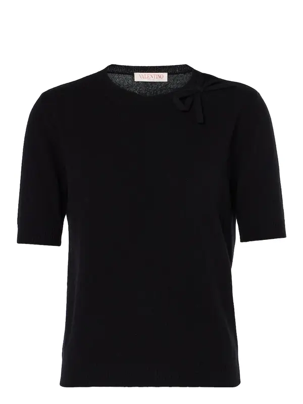 Valentino Garavani Virgin Wool T-shirt - Black