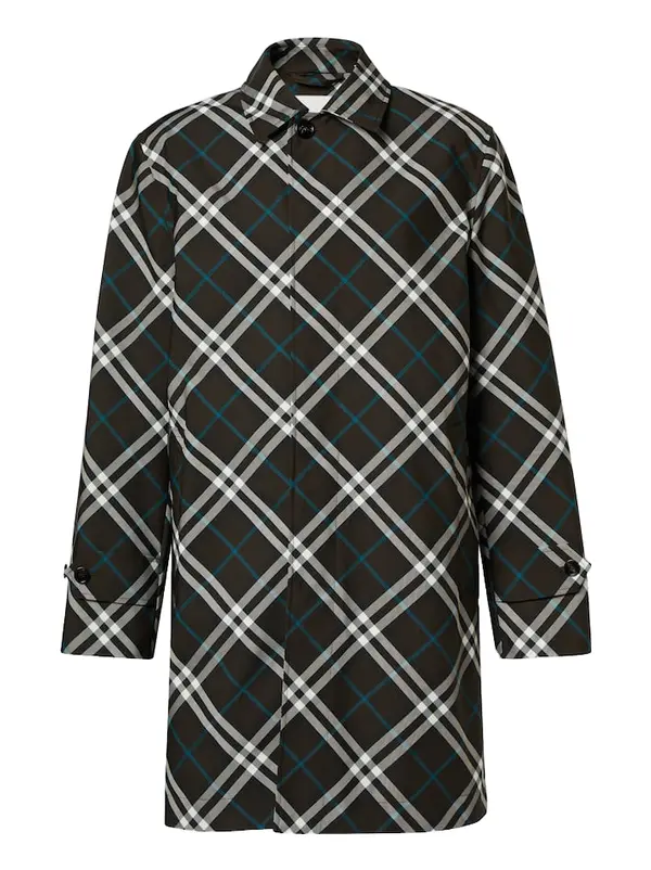 Burberry Check Print Raincoat - Multicoloured
