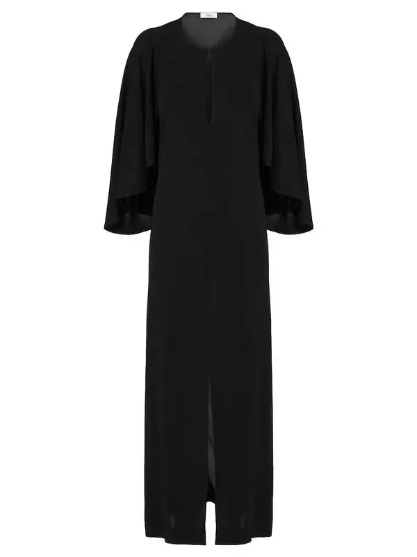 Chloé Caped Gown - Black