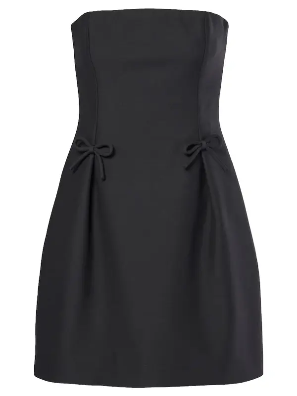 Valentino Garavani Crepe Couture Corset Dress - Black