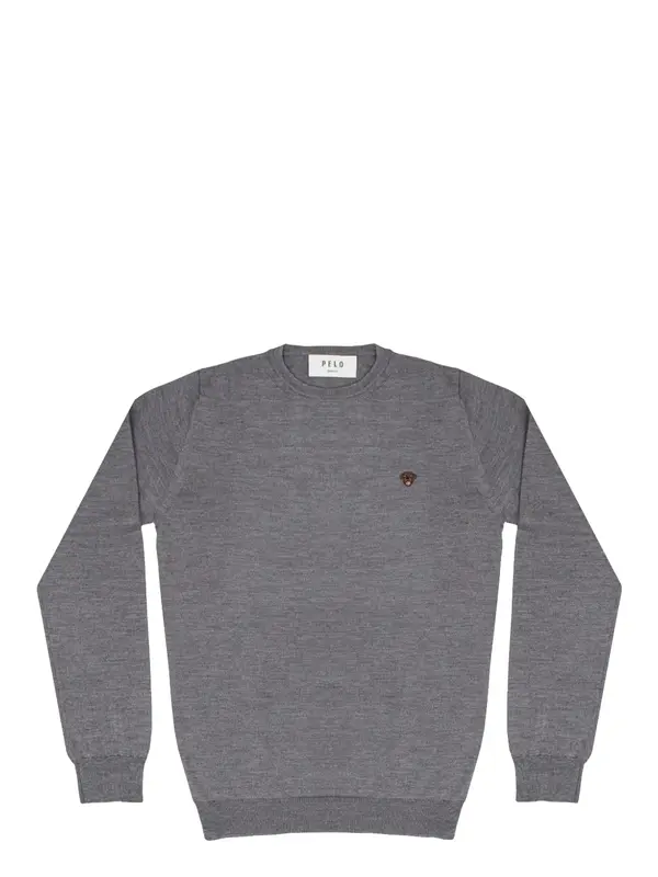 PELO FOUNDATION Dog-appliqué Jumper - Grey