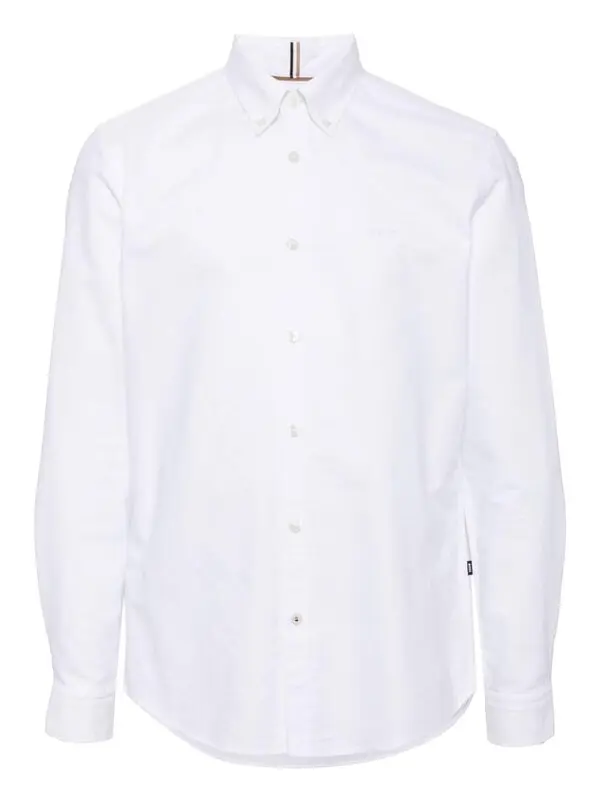 BOSS Cotton Shirt - White