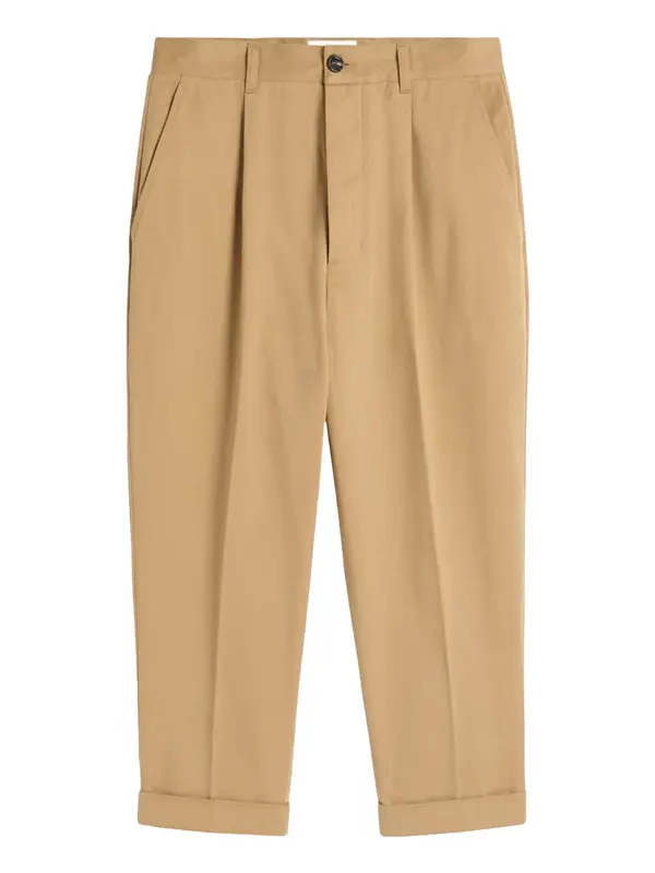 Ami Tapered-leg Trousers - Neutrals