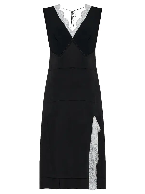 Victoria Beckham V-neck Dress - Black