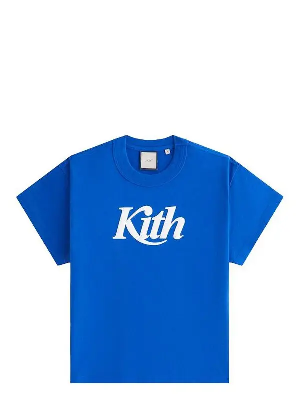 Kith Swash Logo Vintage Tee Shirt - Laguna
