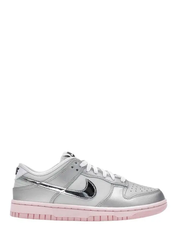 Nike Dunk Low Lx Sneakers - Photon Dust/metallic Silver/pink Foam