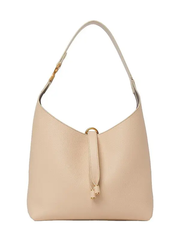 Chloé Marcie Small Leather Hobo Bag - Sweet Beige