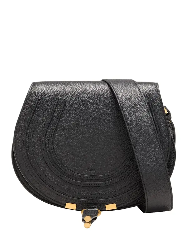 Chloé Marcie Medium Crossbody Bag - Black
