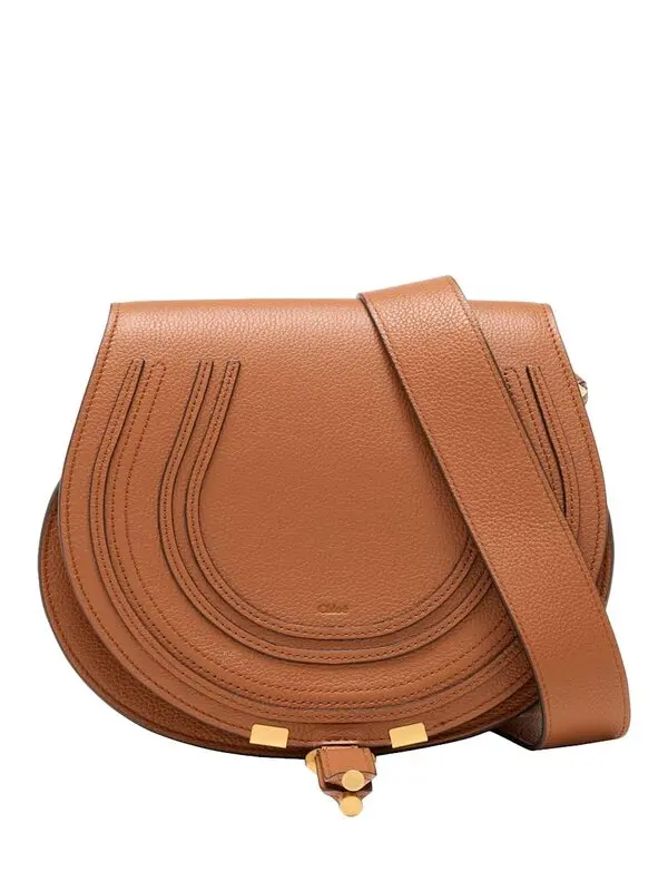Chloé Marcie Medium Crossbody Bag - Tan