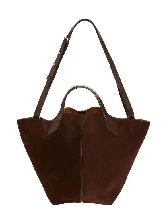 Proenza Schouler Chelsea Suede Tote - Chocolate