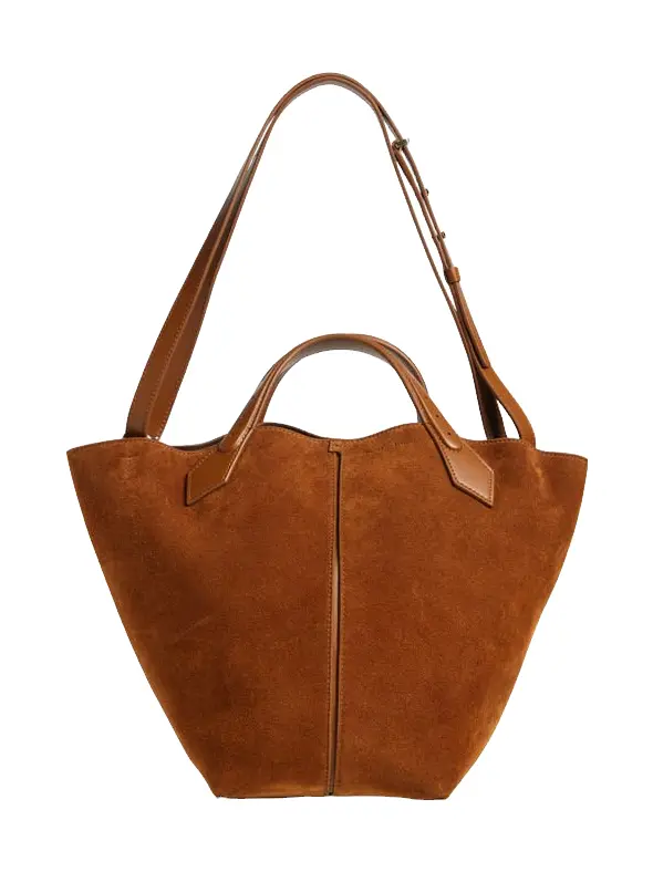 Proenza Schouler Chelsea Suede Tote - Saddle