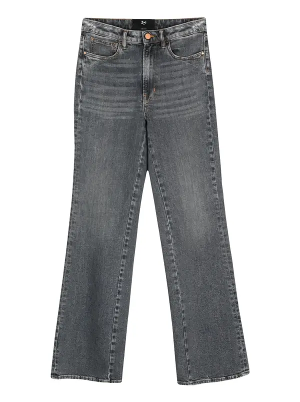 3x1 Farrah Flared Jeans - Grey