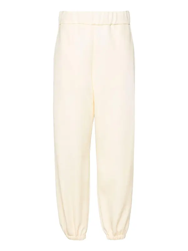 JIL SANDER High-waist Tapered Trousers - Neutrals
