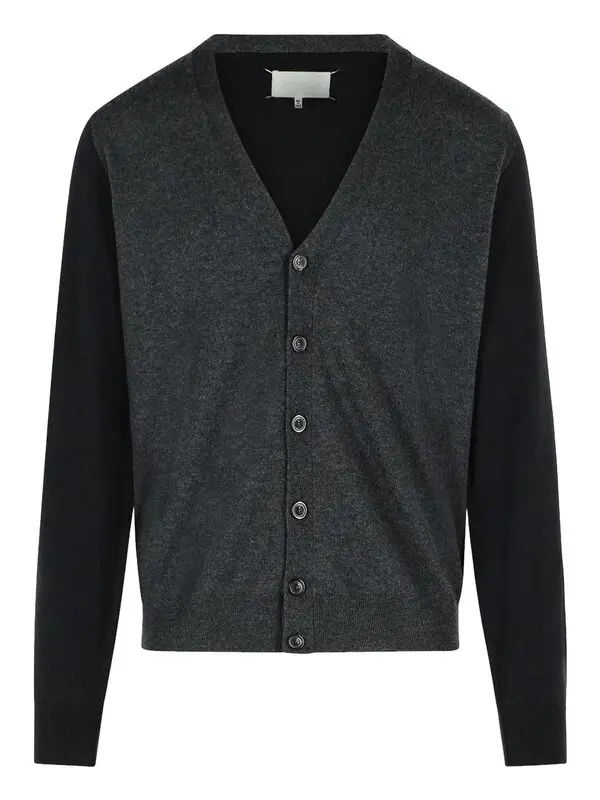 MAISON MARGIELA Wool Cardigan - Grey