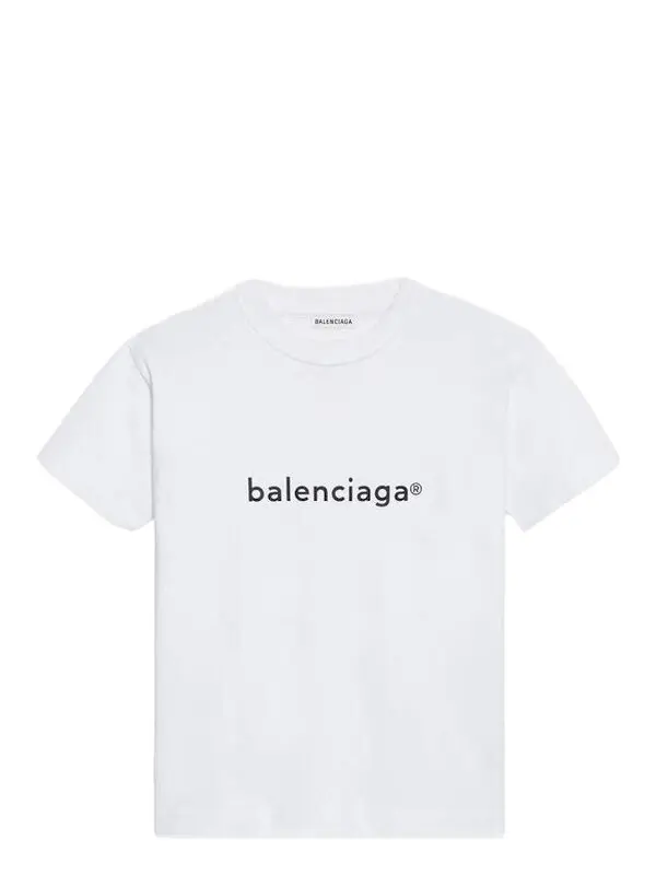 Balenciaga Fitted T-shirt - White