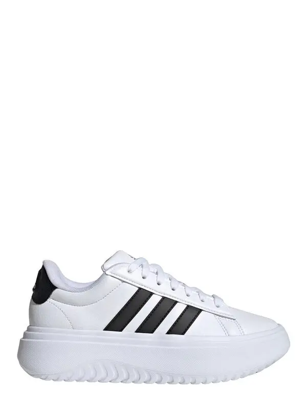 Adidas Grand Court Platform Sneakers - Cloud White/core Black