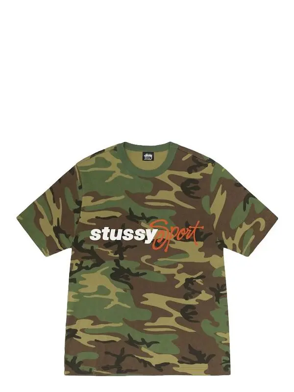 StÜssy Sport Script Tee Shirt - Camo