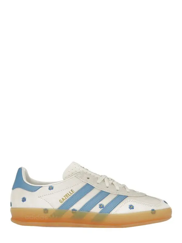Adidas Gazelle Indoor Floral Sneakers - Beige/cloud White/light Blue