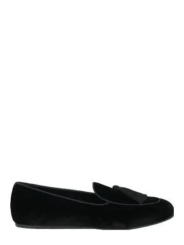 CHARLES PHILIP Textile Loafers - Black