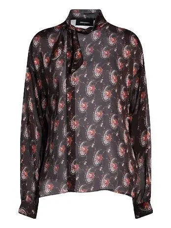 Dsquared2 Floral Paisley Print Shirt - Brown