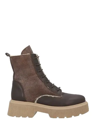 BALDININI Ankle Combat Boots - Brown