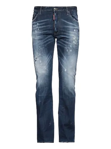 Dsquared2 Straight-leg Jeans In Tie-dye - Blue