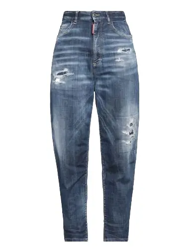 Dsquared2 Boyfriend Jeans In Denim - Blue