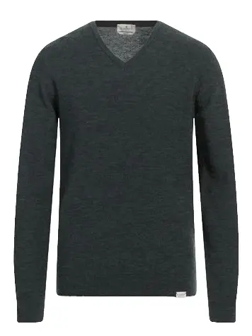 BROOKSFIELD Knitted V-neck Sweater - Green