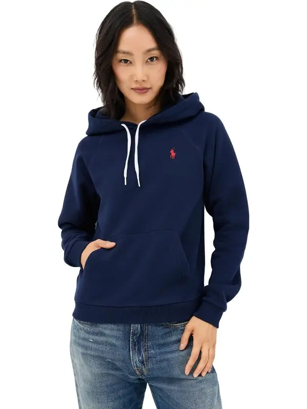Polo Ralph Lauren Shrunken Hooded Sweatshirt - Cruise Navy