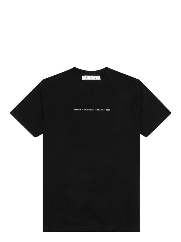 Off-White Tornado Arrow Slim Tee - Black