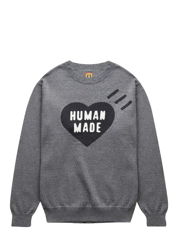 HUMAN MADE Heart Knit - Grey