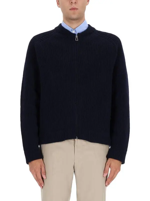 Paul Smith Zippered Cardigan - Blue
