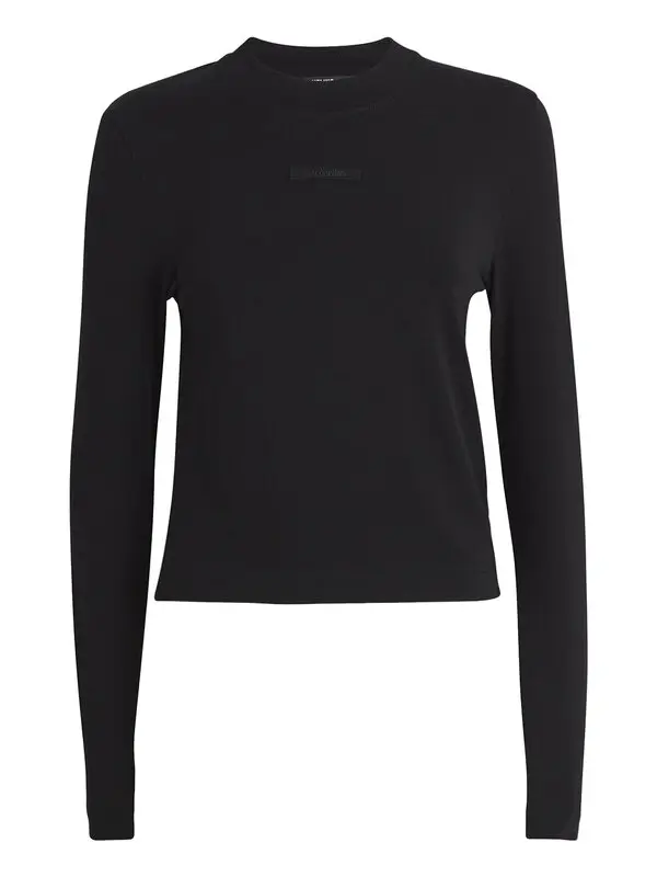 Jacquemus Stretch-cotton Grosgrain Logo T-shirt - Black