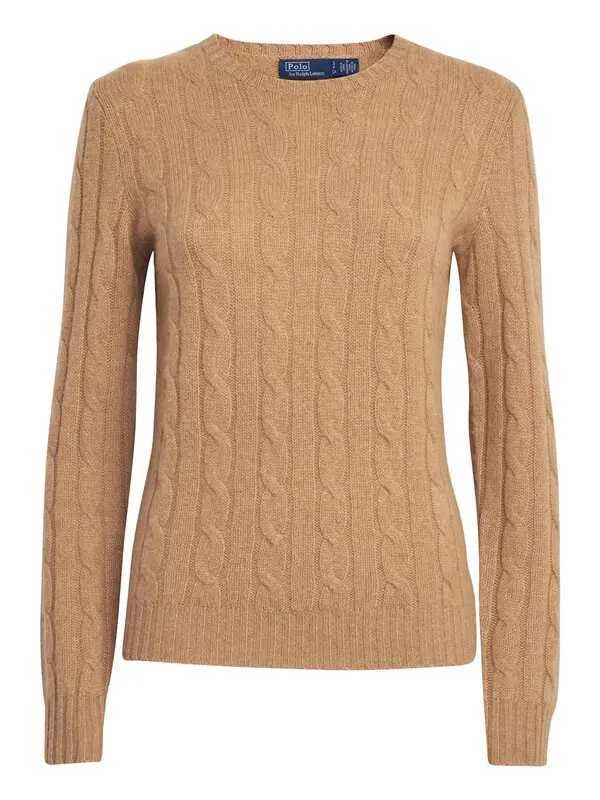 Polo Ralph Lauren Cashmere Cable-knit Sweater - Beige