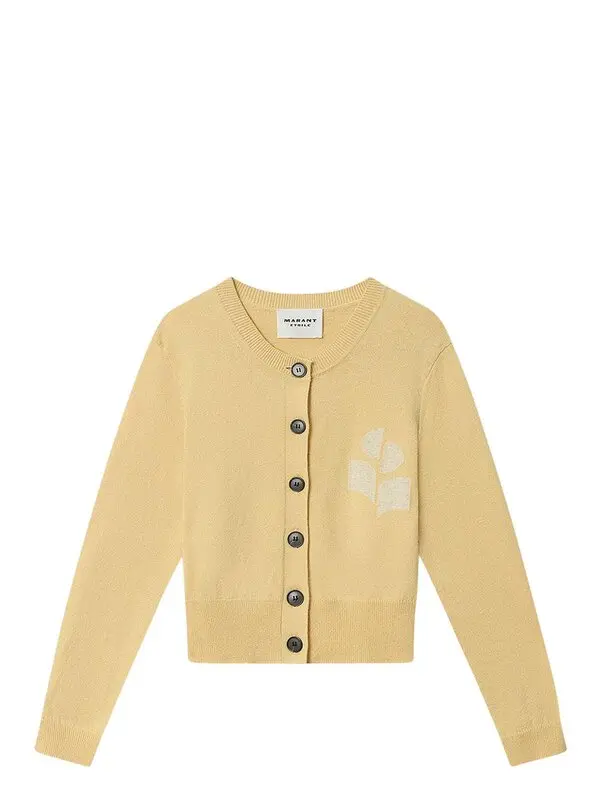 MARANT ETOILE Newton Cardigan - Light Yellow